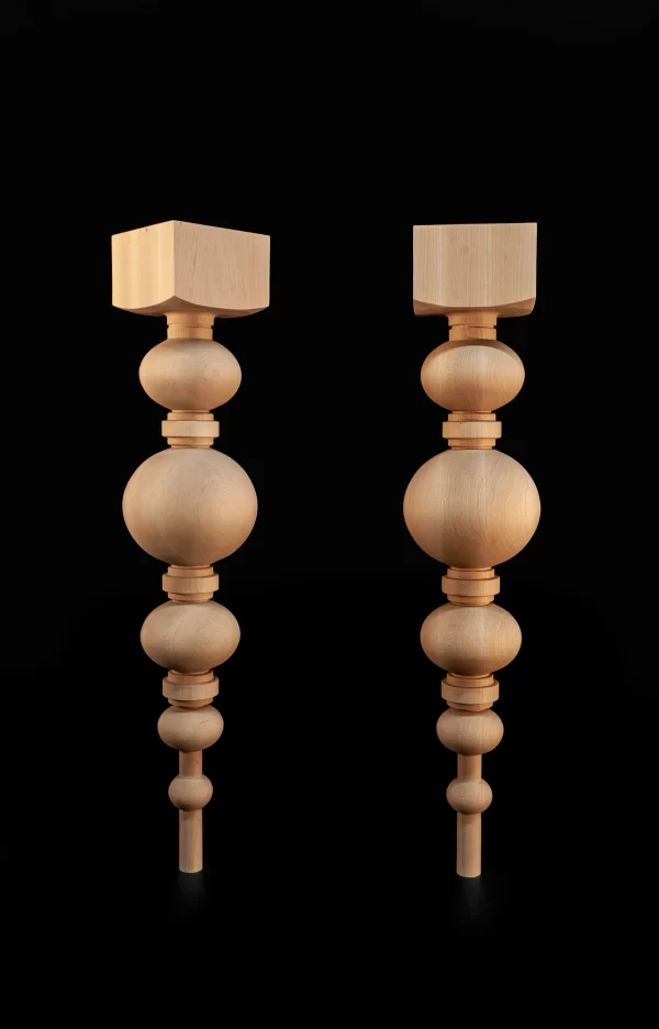 Turned Solid Wood Furniture Legs for Tables, Beds & ConsolesArt for ...