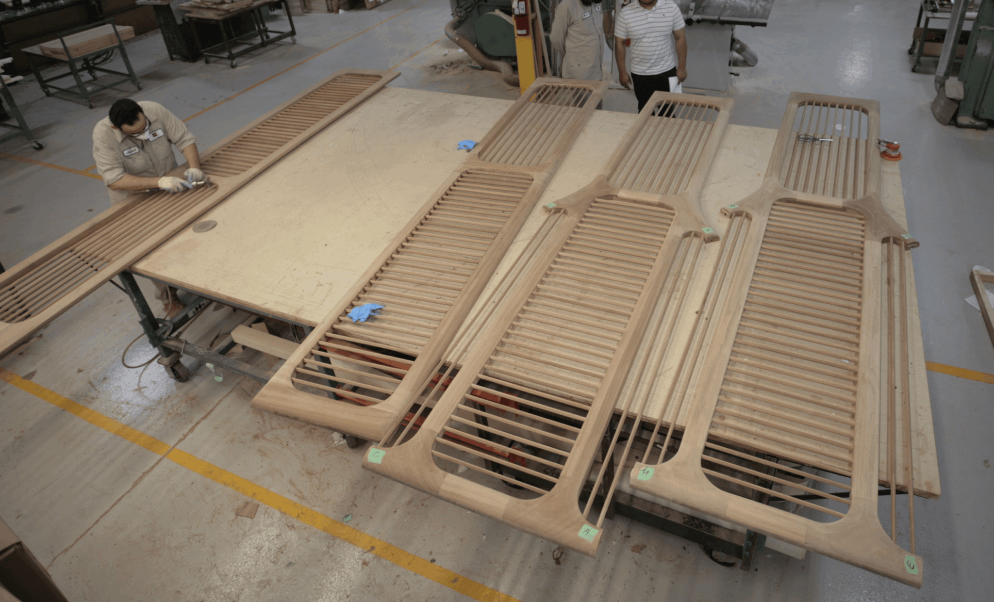 Precision Components for Custom Woodwork Bar Screen - Art for Everyday ...